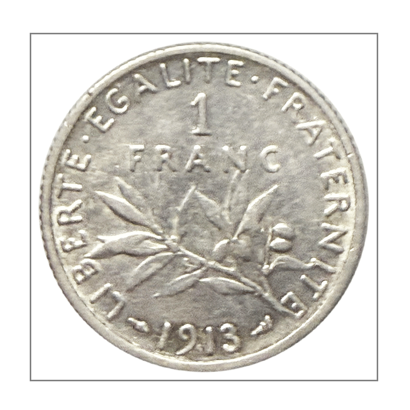 France, 1 Franc 1913 (ss) en argent – Numisworld – SHOP Numismatique